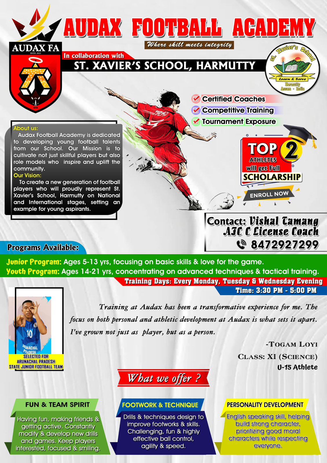 ⚽Audax Football Academy at St. Xavier’s School, Harmutty - ST. XAVIER'S ...